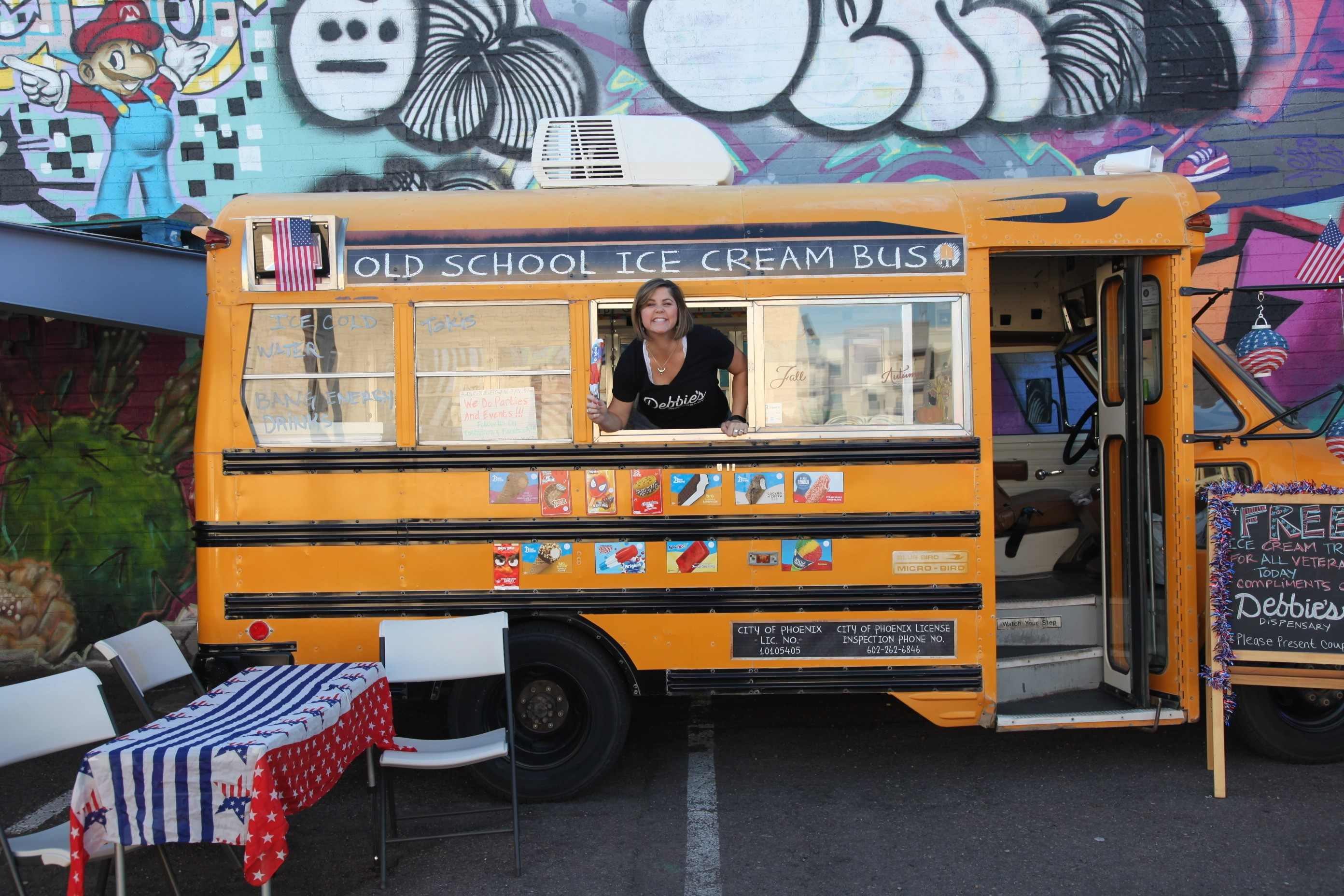 Locations Hub - Old School Ice Cream Bus